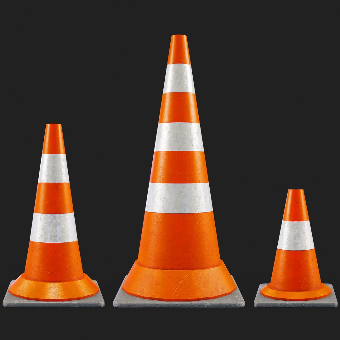 3D Traffic Safety Collection - TurboSquid 2044353