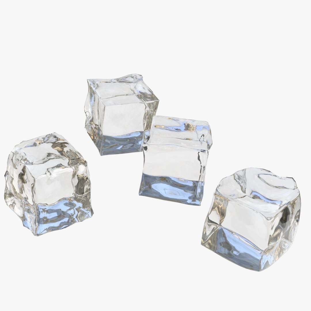 3D Ice Cubes - TurboSquid 1584237