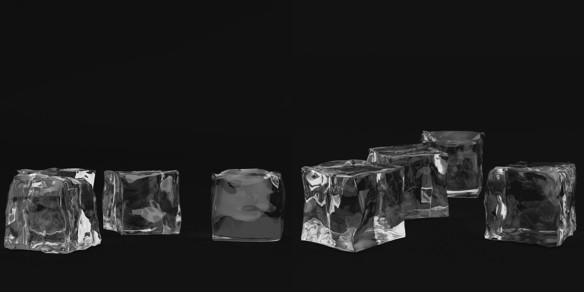 3D Ice Cubes - TurboSquid 1584237