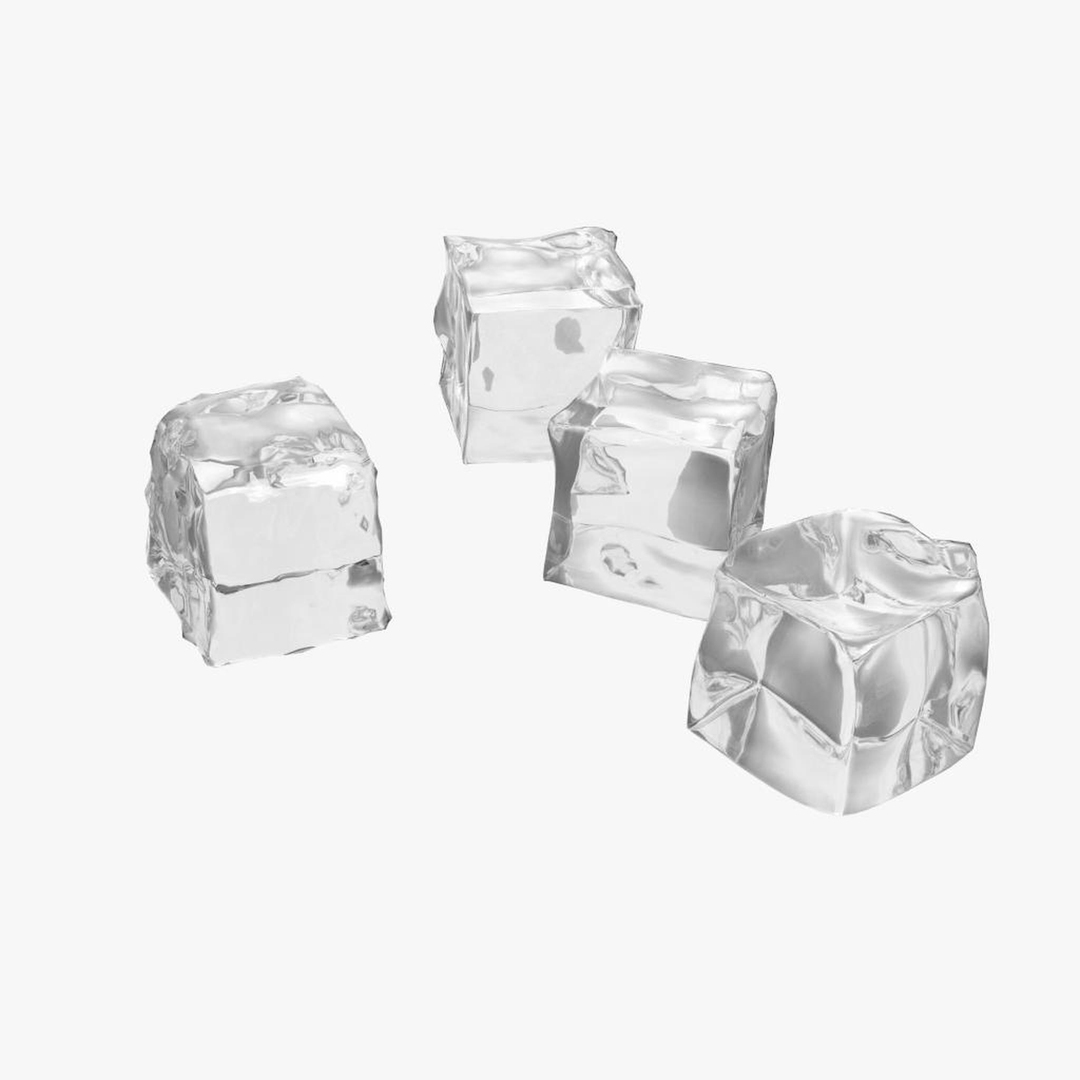 3D Ice Cubes - TurboSquid 1584237