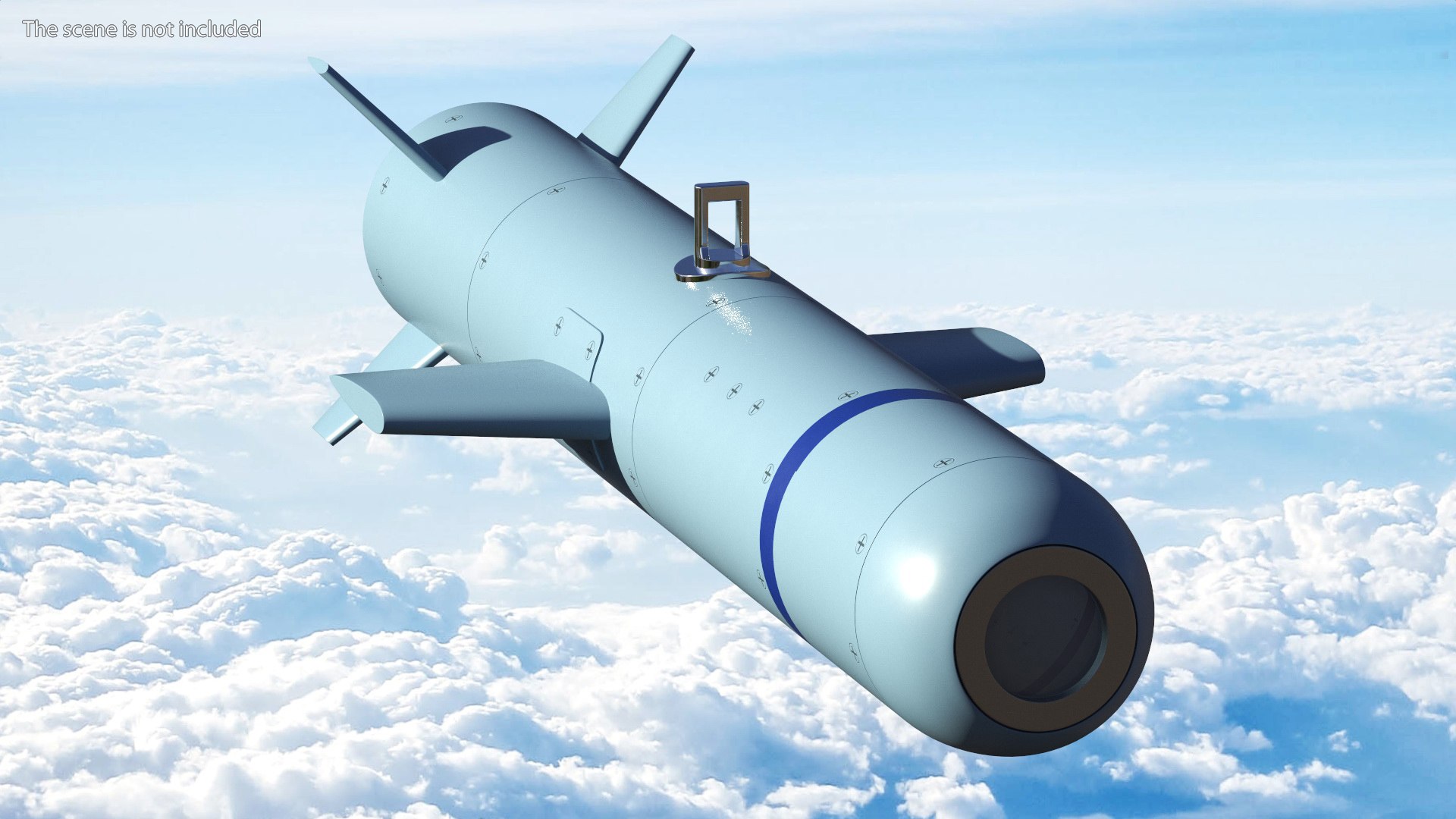 Laser Guided Miniature Munition Rocket 3D Model - TurboSquid 2133390