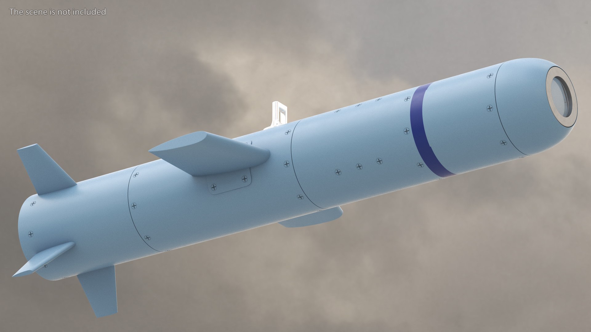 Laser Guided Miniature Munition Rocket 3D Model - TurboSquid 2133390