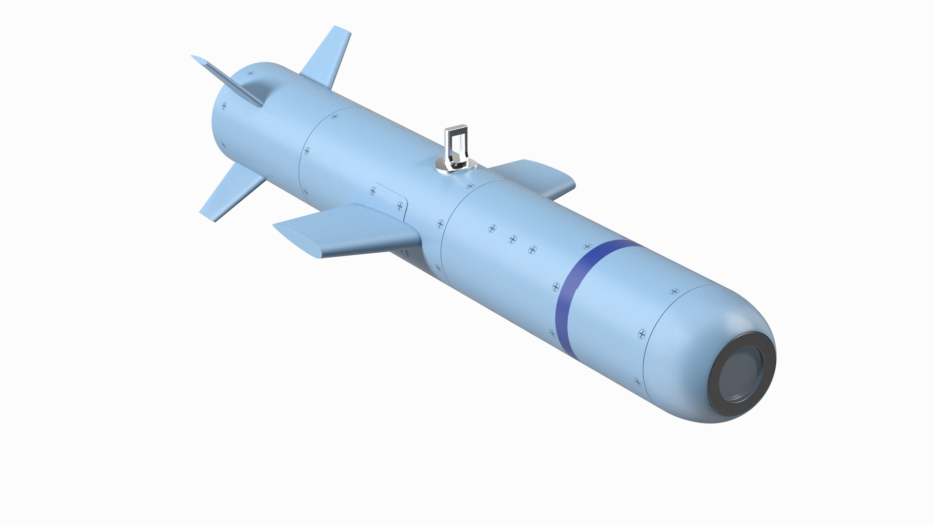 Laser Guided Miniature Munition Rocket 3D Model - TurboSquid 2133390