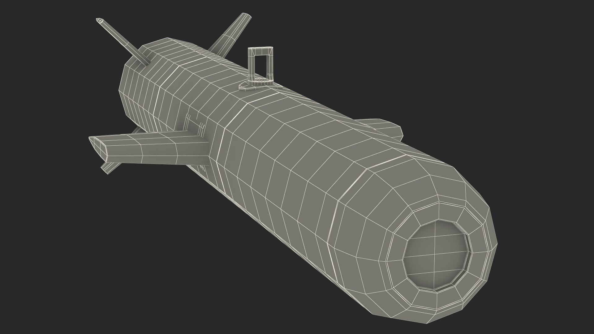 Laser Guided Miniature Munition Rocket 3D Model - TurboSquid 2133390