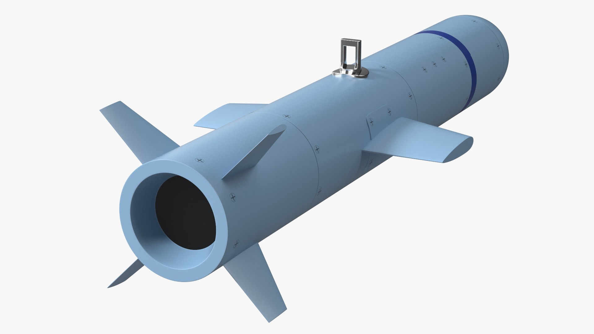 Laser Guided Miniature Munition Rocket 3D Model - TurboSquid 2133390