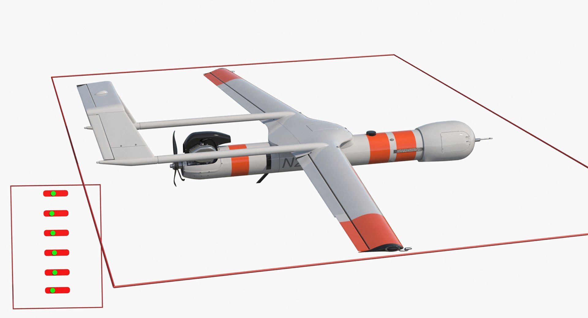 Scaneagle 3 uav rigged 3D model - TurboSquid 1333926