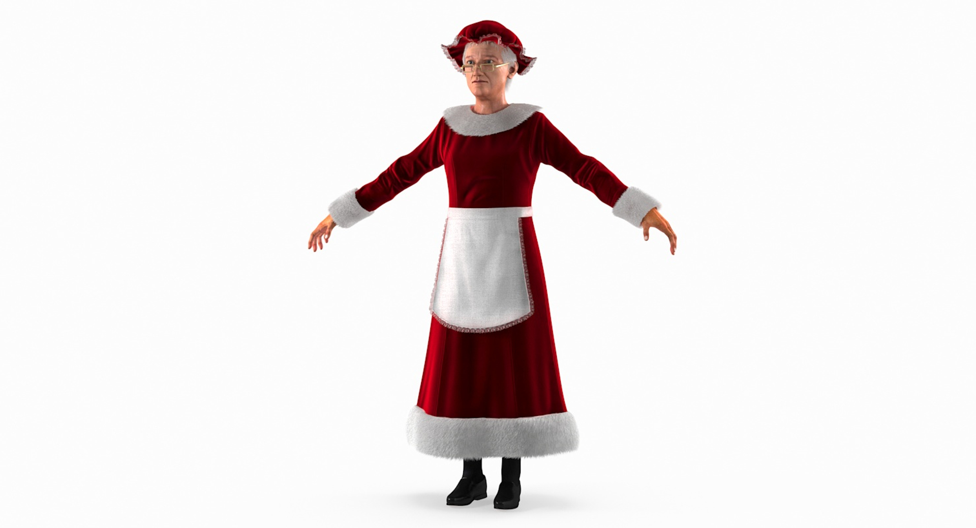 3D Mrs Claus - TurboSquid 1442846