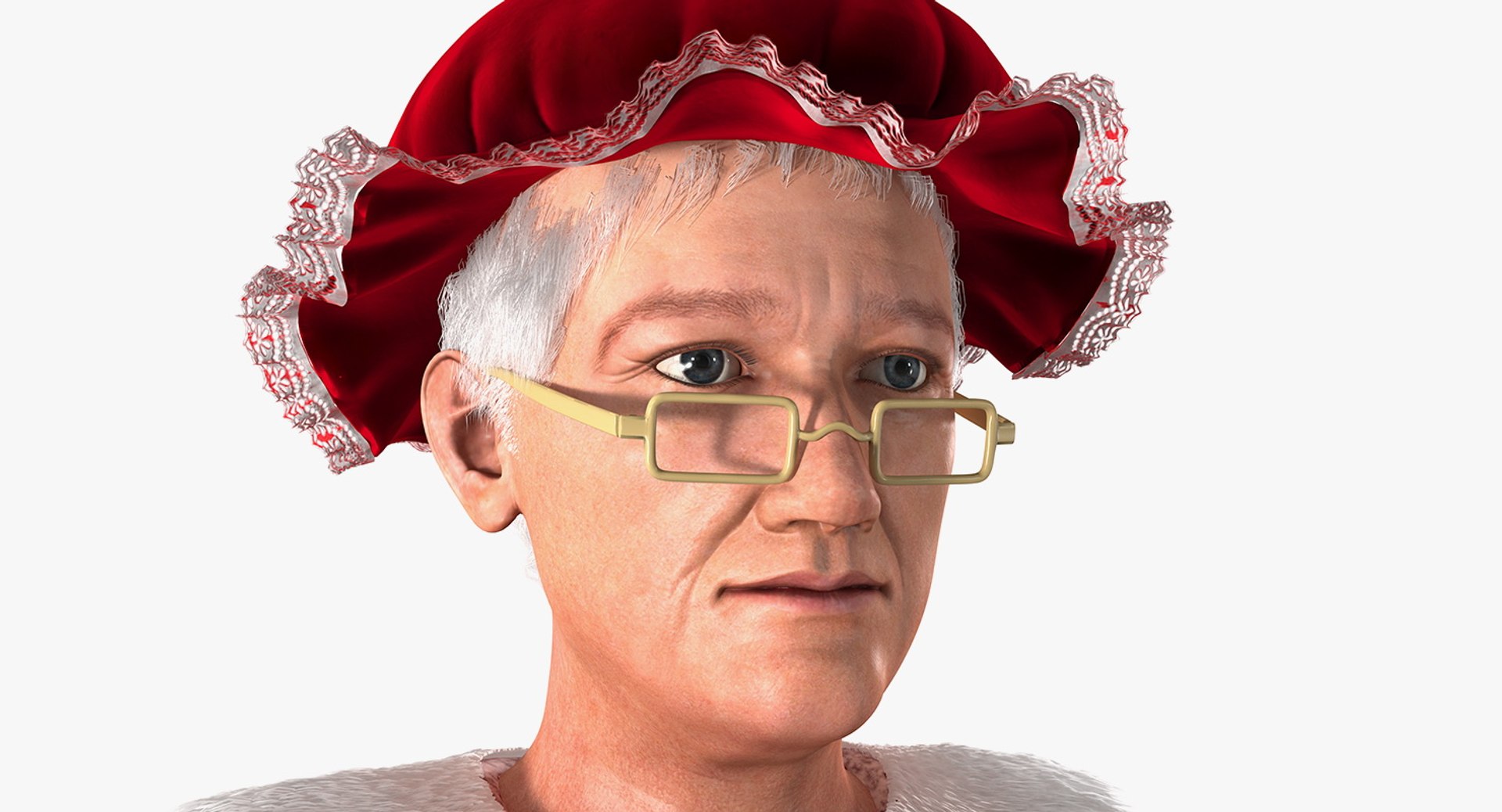 3D Mrs Claus - TurboSquid 1442846