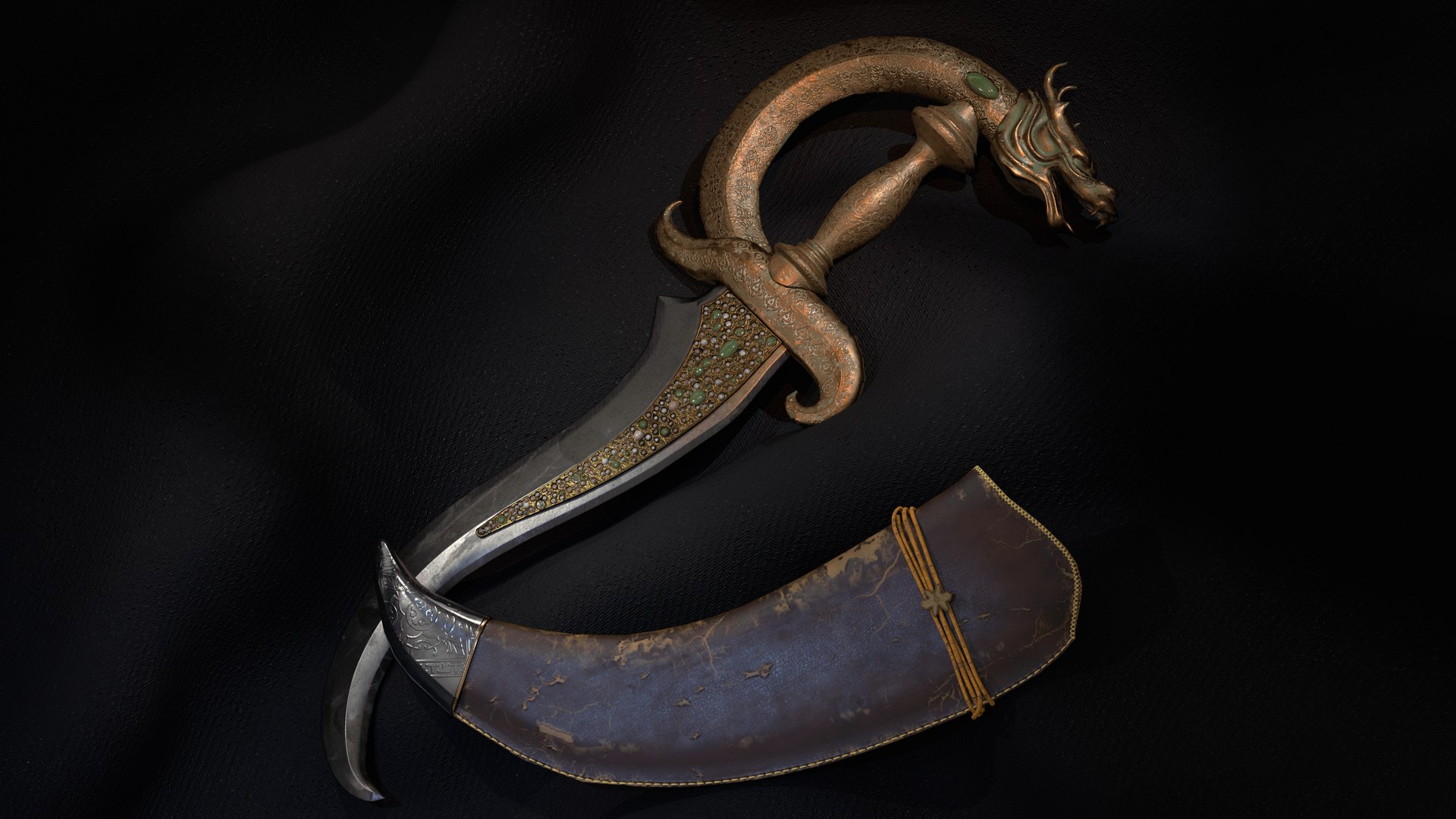 3D Model Gluttony Dagger - TurboSquid 2381499