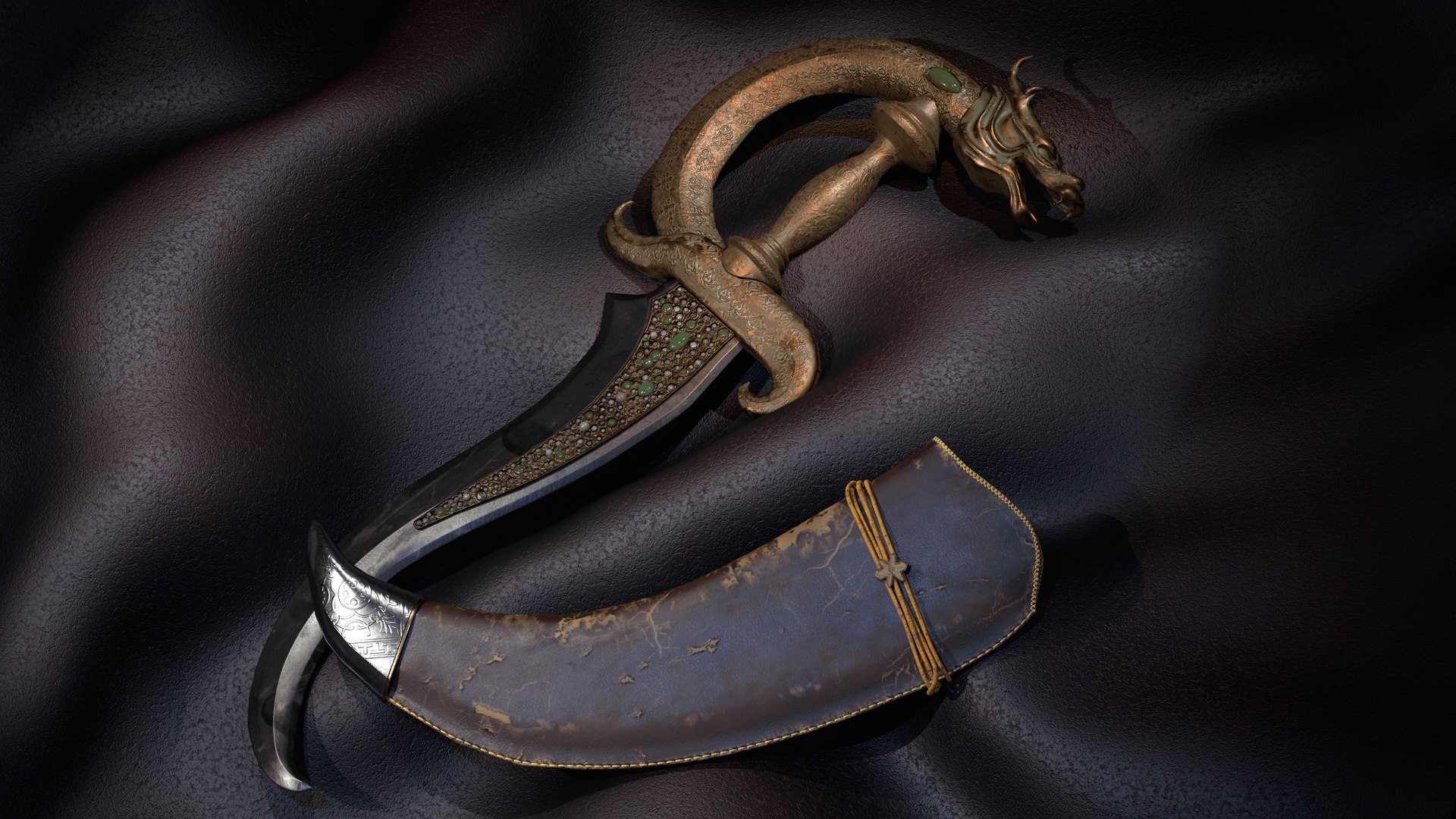 3D Model Gluttony Dagger - TurboSquid 2381499