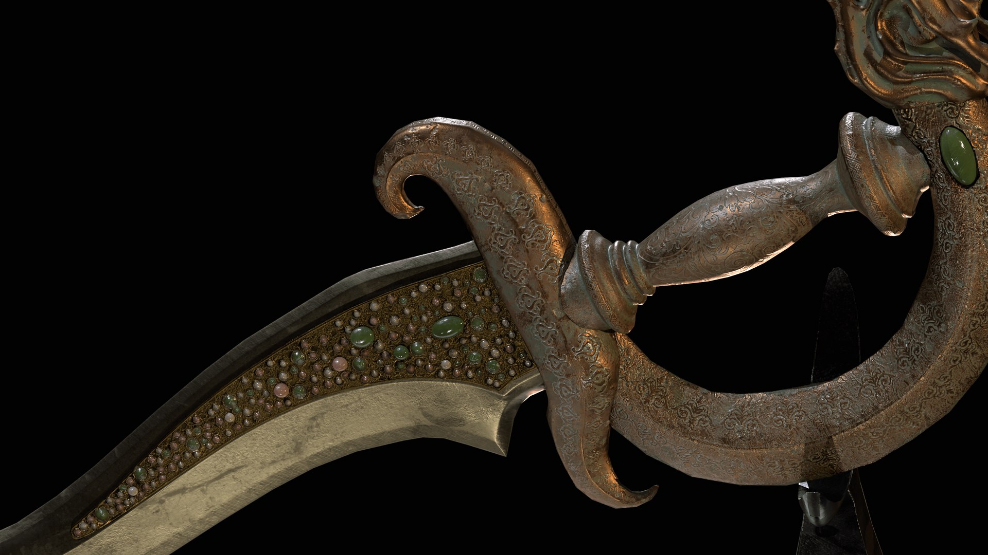3D Model Gluttony Dagger - TurboSquid 2381499
