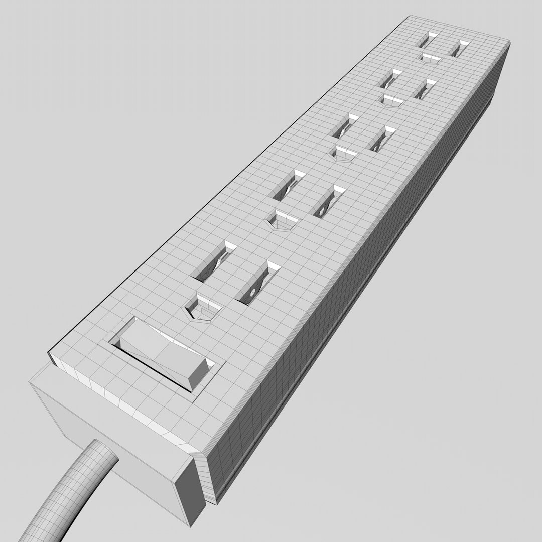 3D Plug Multiplug Model - TurboSquid 1325966