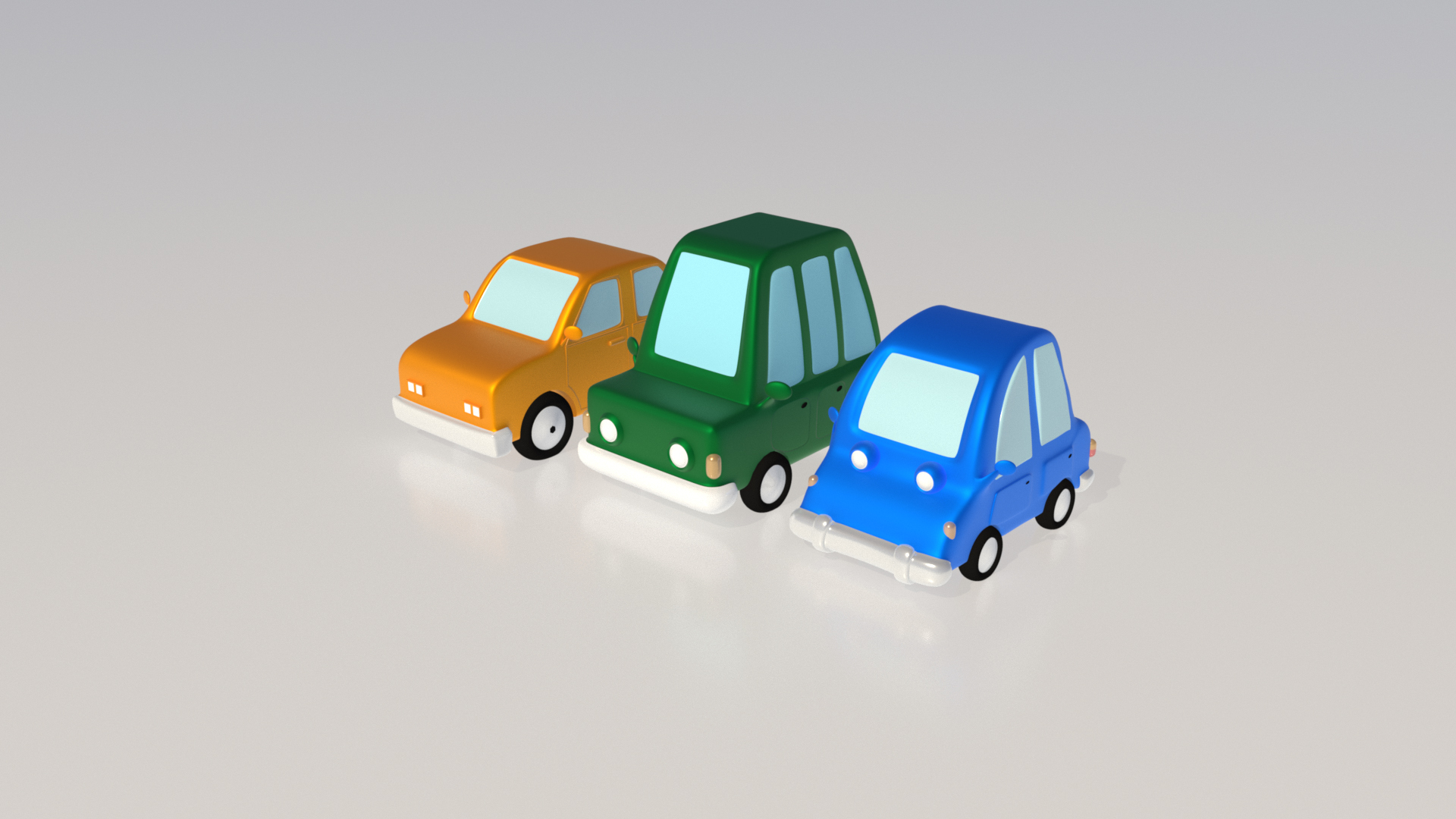 3D Cartoon Car Pack Collection Vol1 3D Model - TurboSquid 2047445
