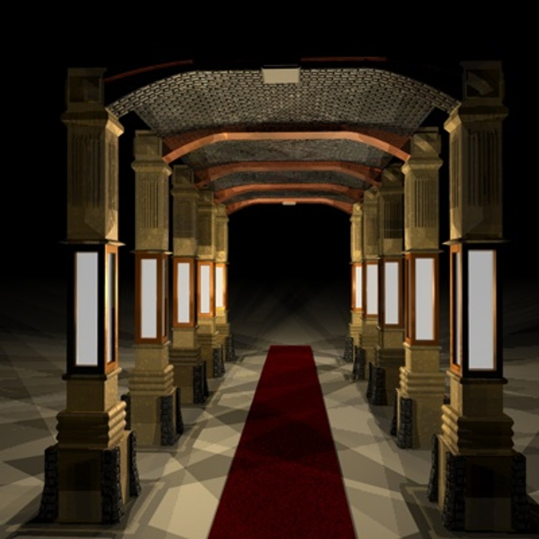 3d Model Hall Interior