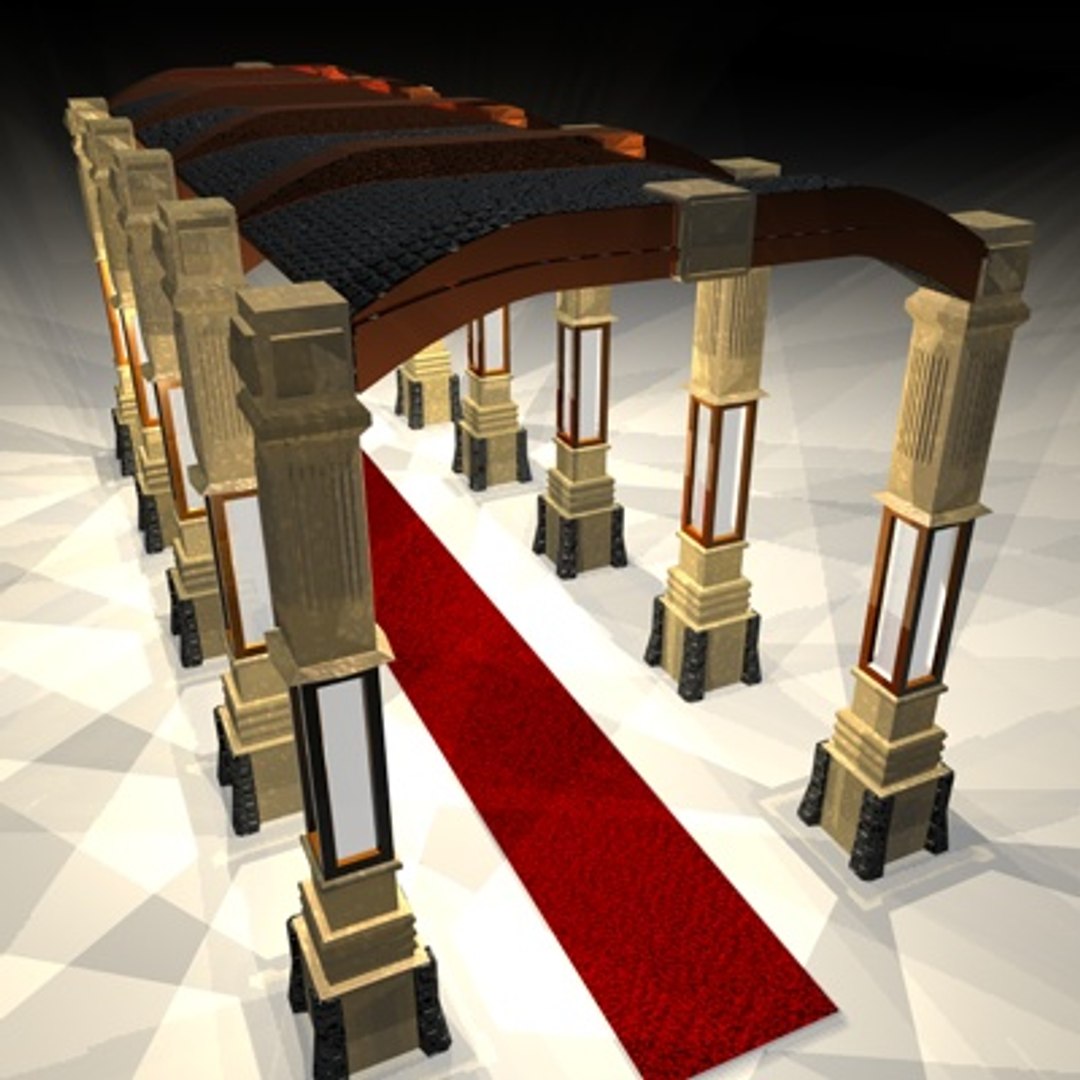3d Model Hall Interior