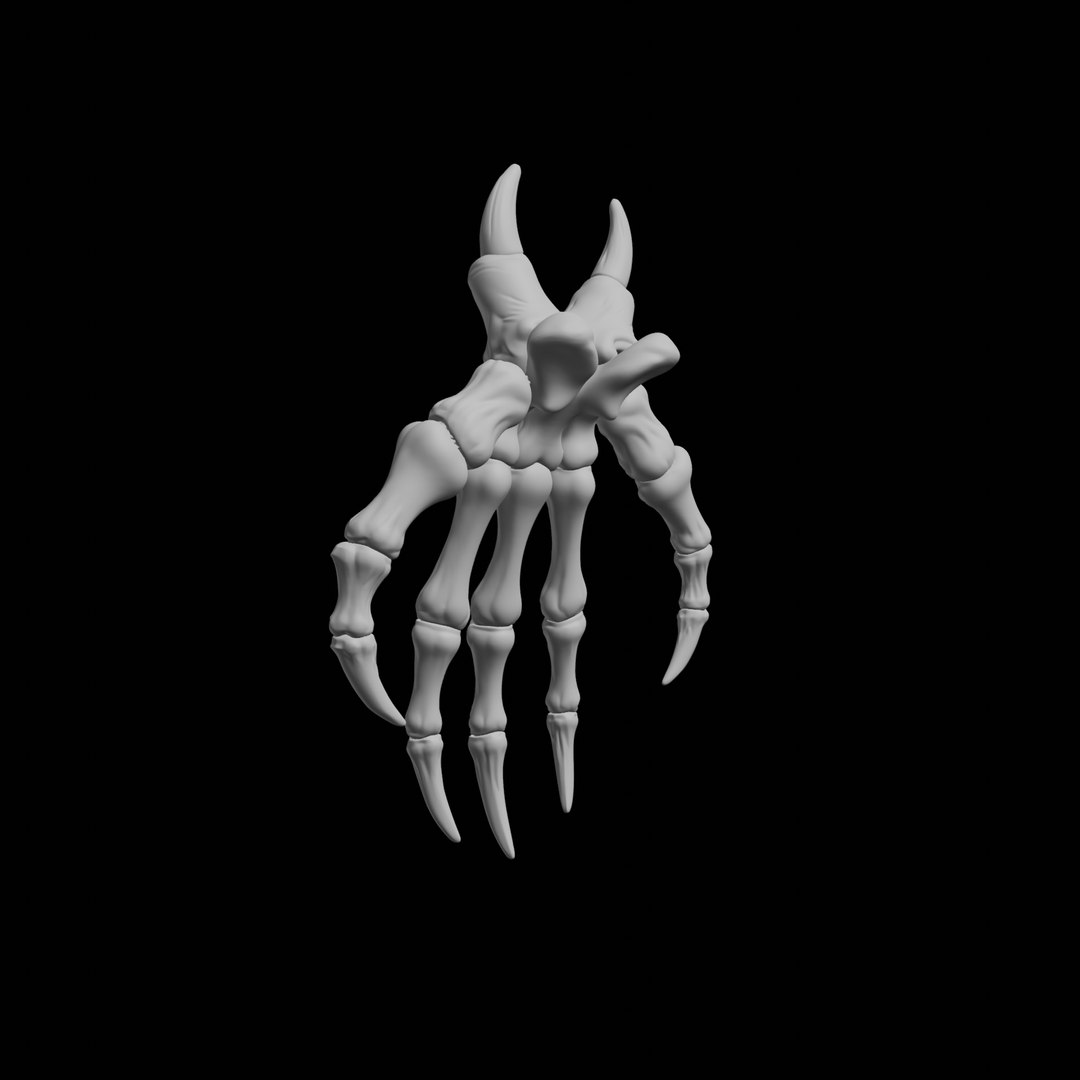 3D Bone Dragon Claw 3D Print Model Model - TurboSquid 2517647