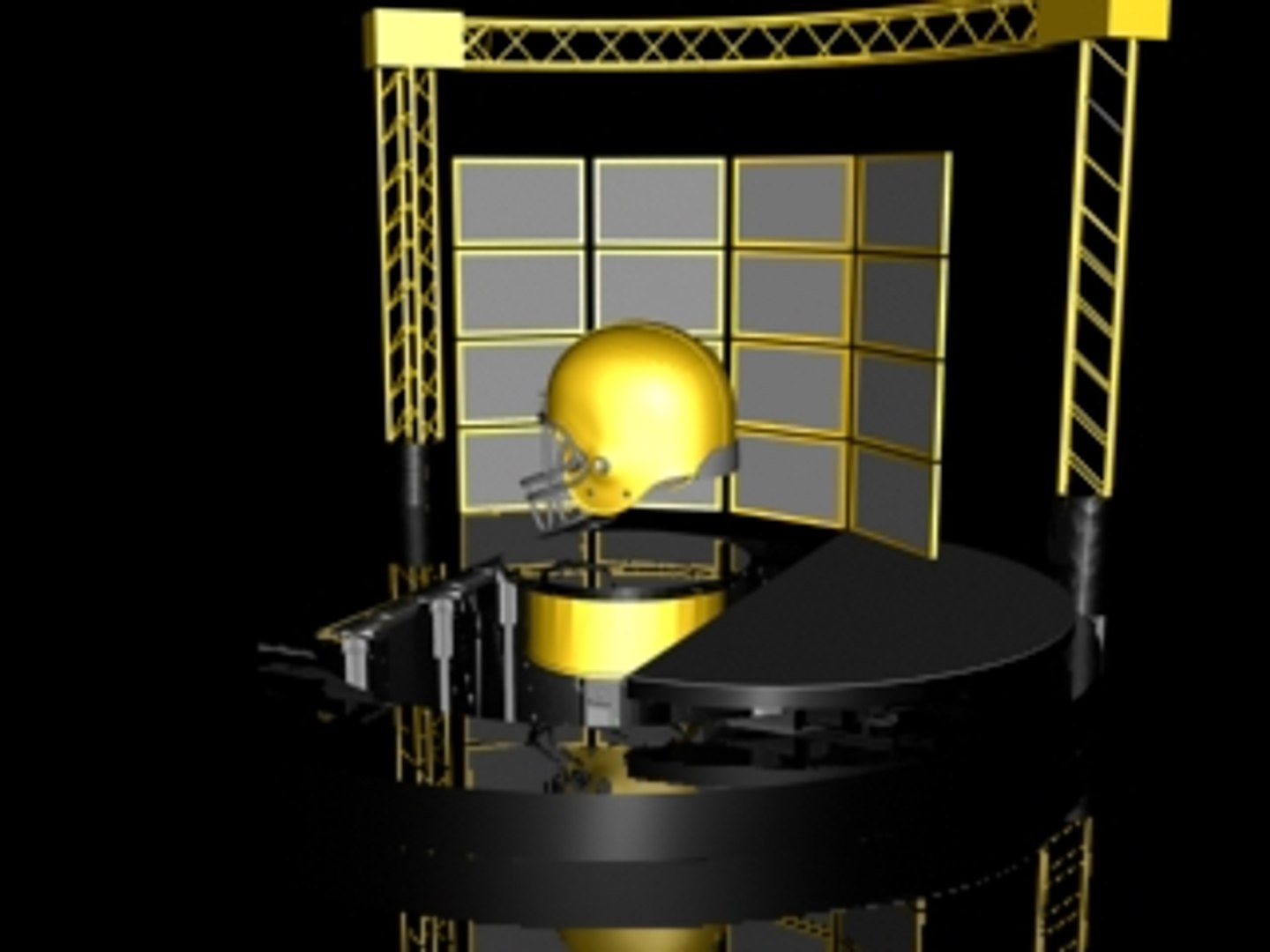 Football Animation Introduction 3d Model