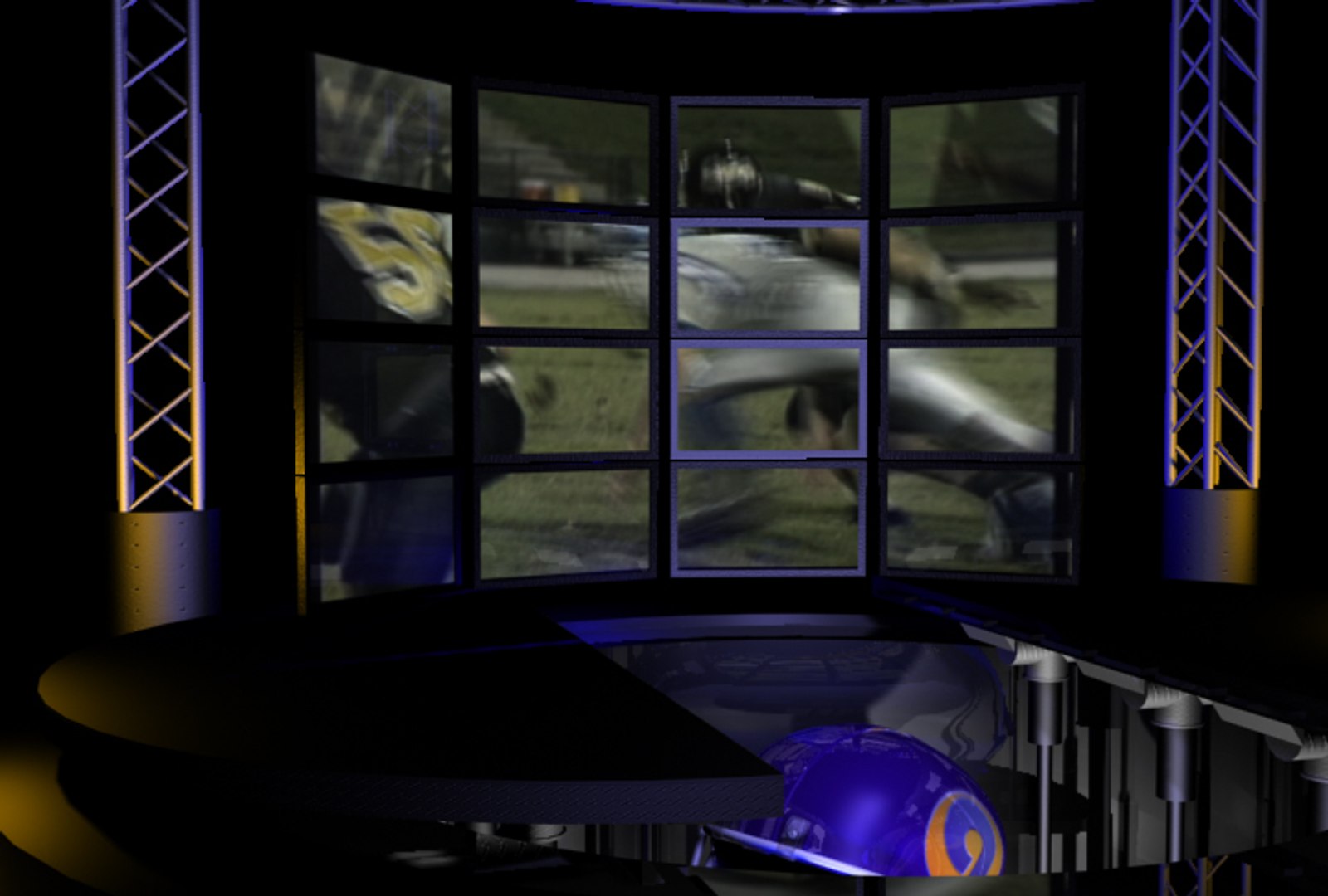 Football Animation Introduction 3d Model