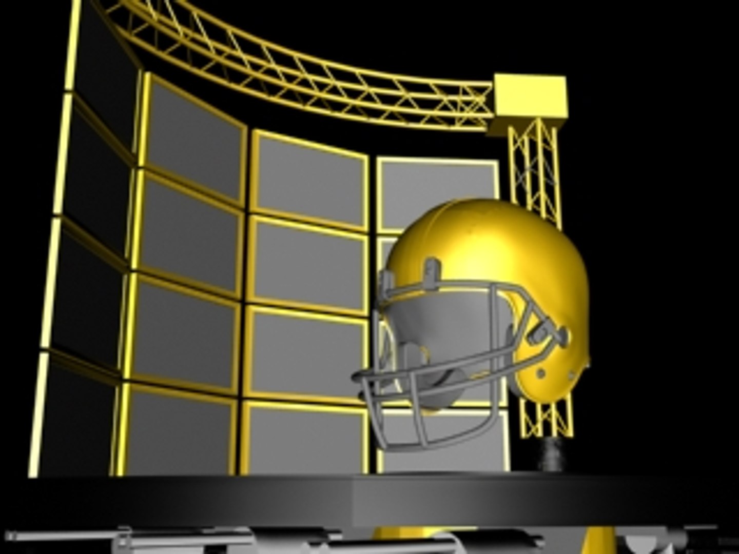 Football Animation Introduction 3d Model