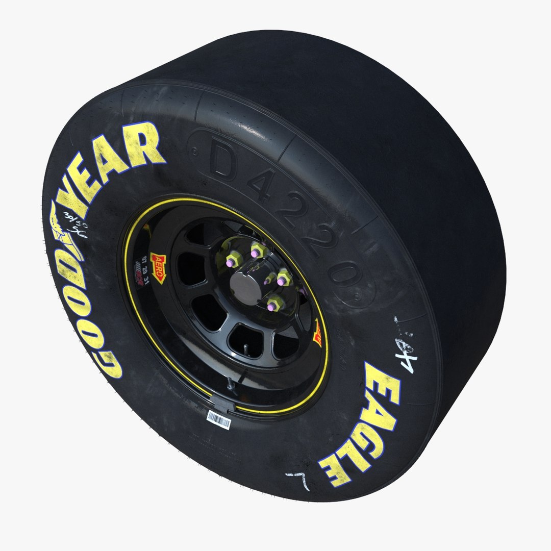 3d model nascar wheel brake disc