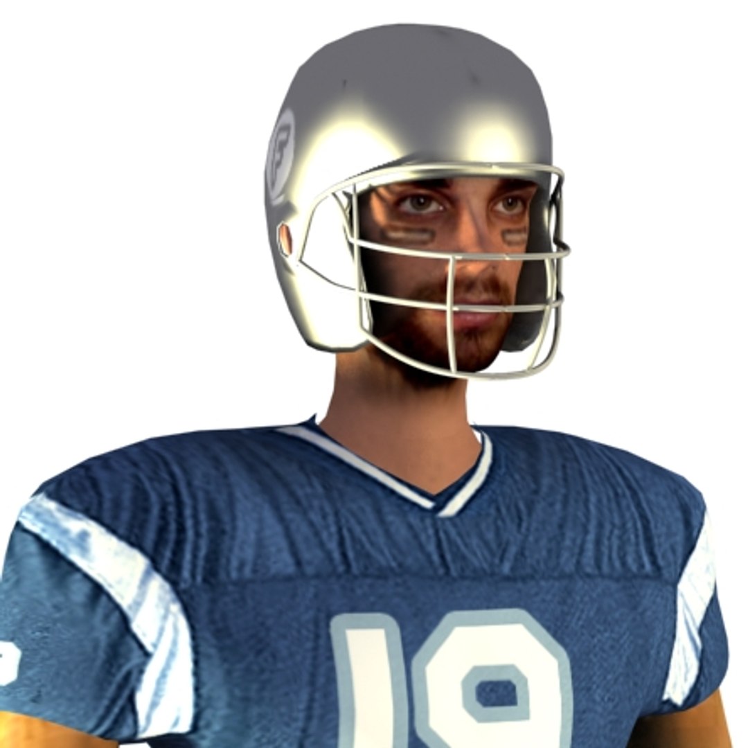 3d Football Player Model