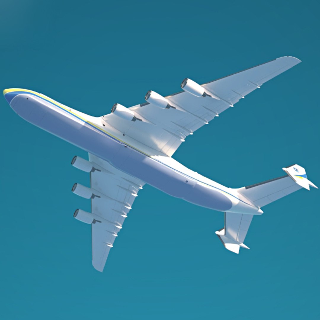 3D antonov an-225 225 model - TurboSquid 1319545