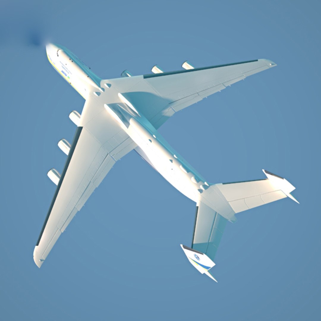 3D antonov an-225 225 model - TurboSquid 1319545