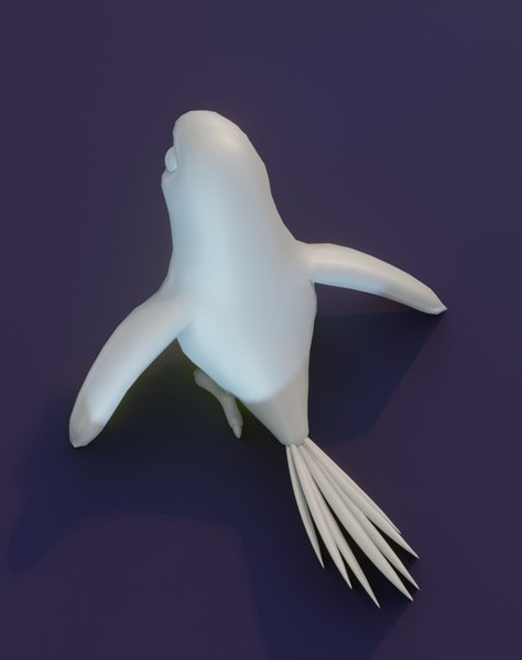 modelo 3d Modelo 3D de malla de base aparejada de loro Ara de dibujos ...