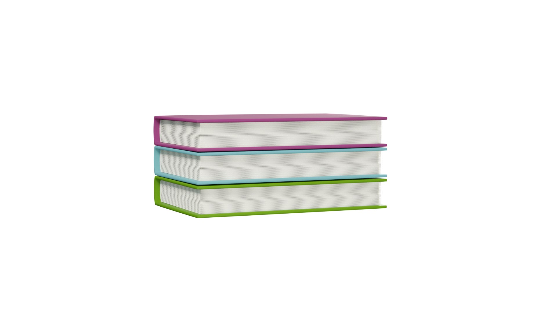 3D 3D Book Stack Set 02 Model - TurboSquid 2307402