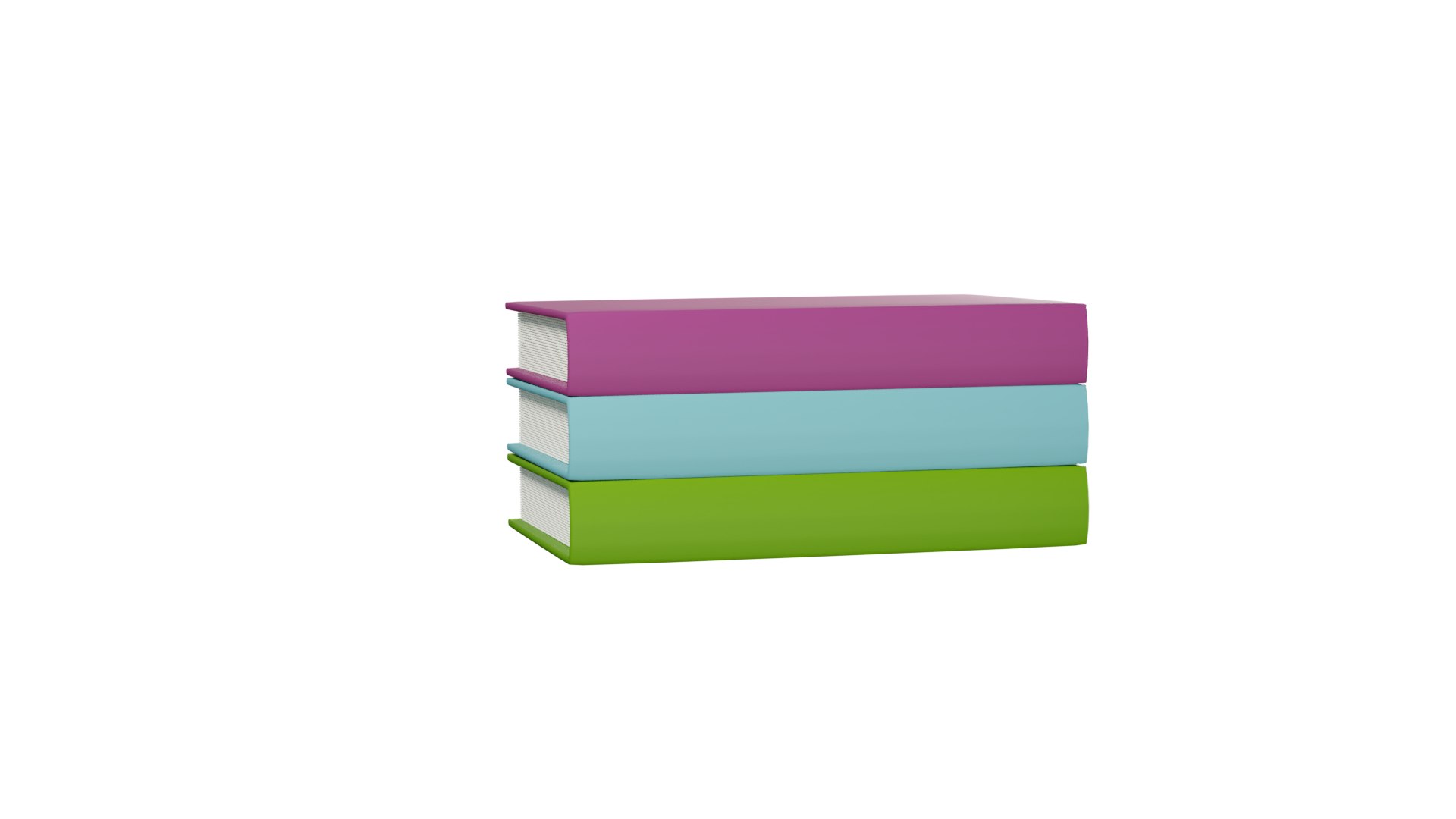 3D 3D Book Stack Set 02 Model - TurboSquid 2307402