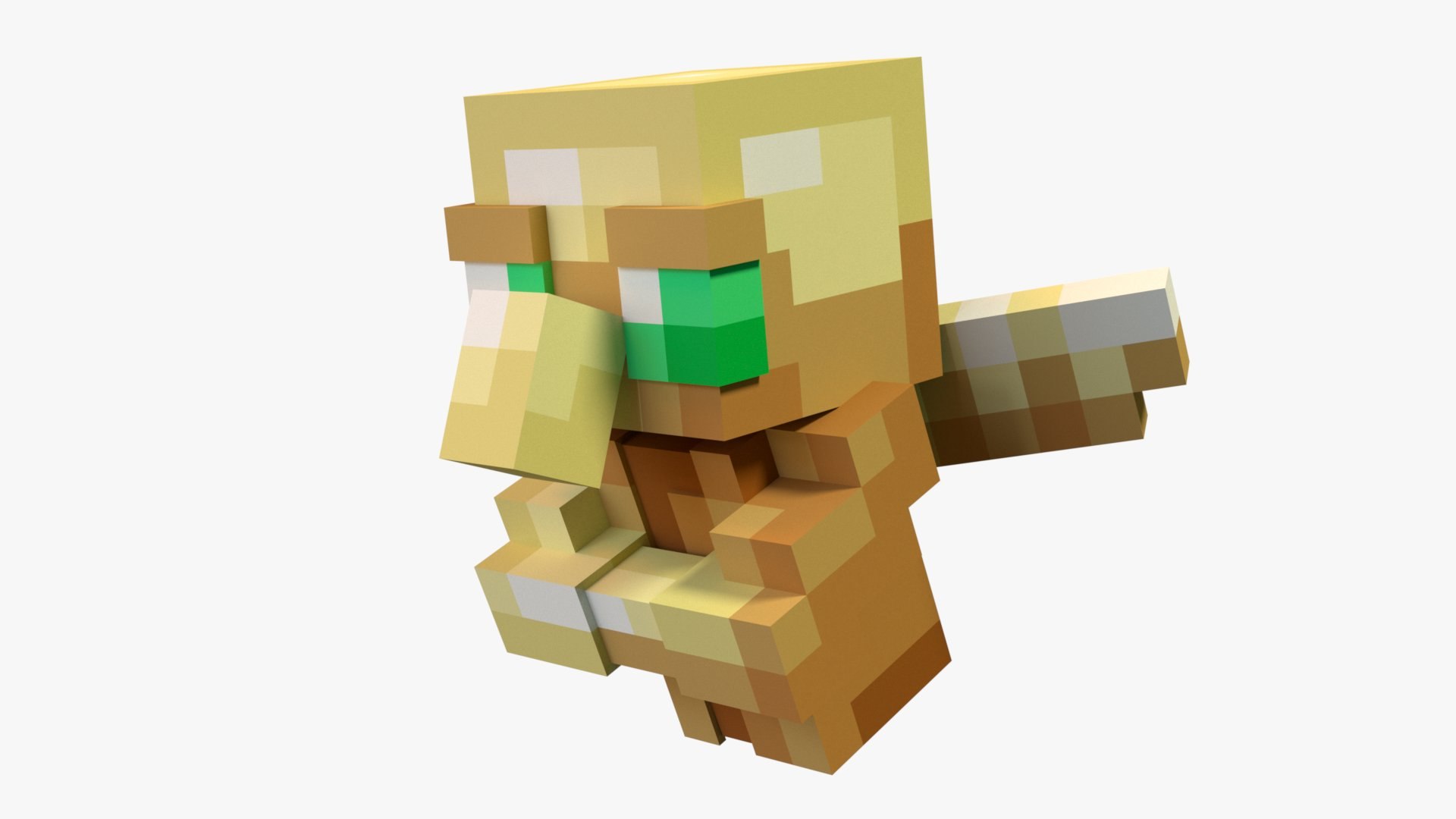 Minecraft Totem Of Undying Model - TurboSquid 1931234