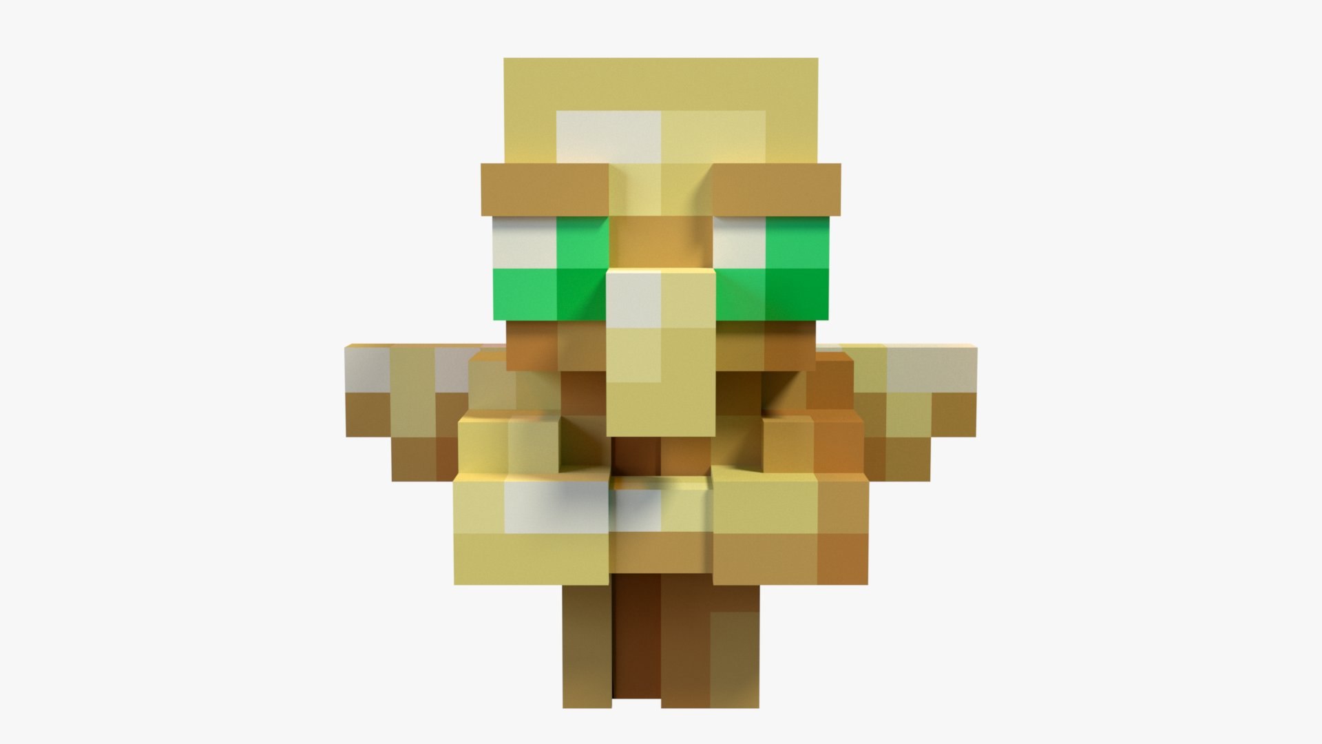 Minecraft Totem Of Undying Model - TurboSquid 1931234