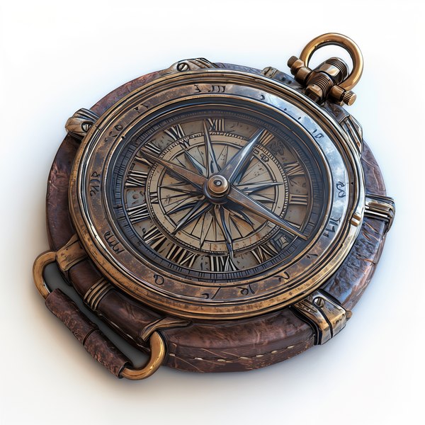modelo 3d Brújula de bolsillo Steampunk modelo 3D - TurboSquid 2350087