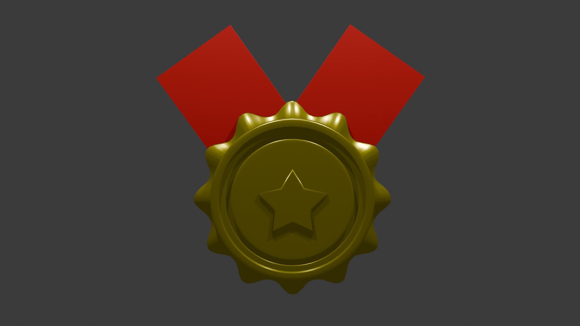Medal Icon 2 3D Model - TurboSquid 2444466