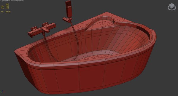 3dsmax corner bath