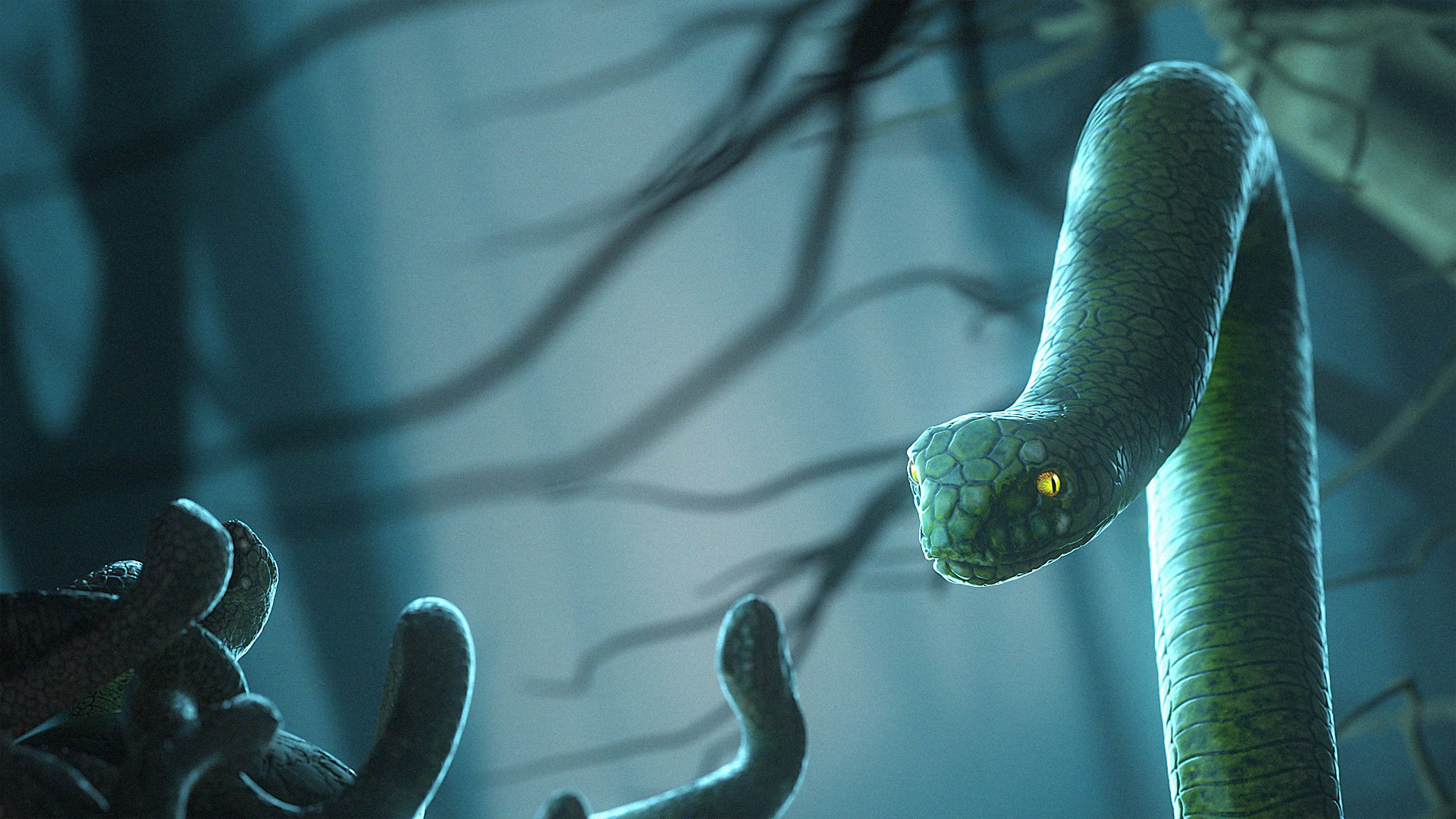 Fantastic Snake And Lizard Mix 3D Model - TurboSquid 1739320