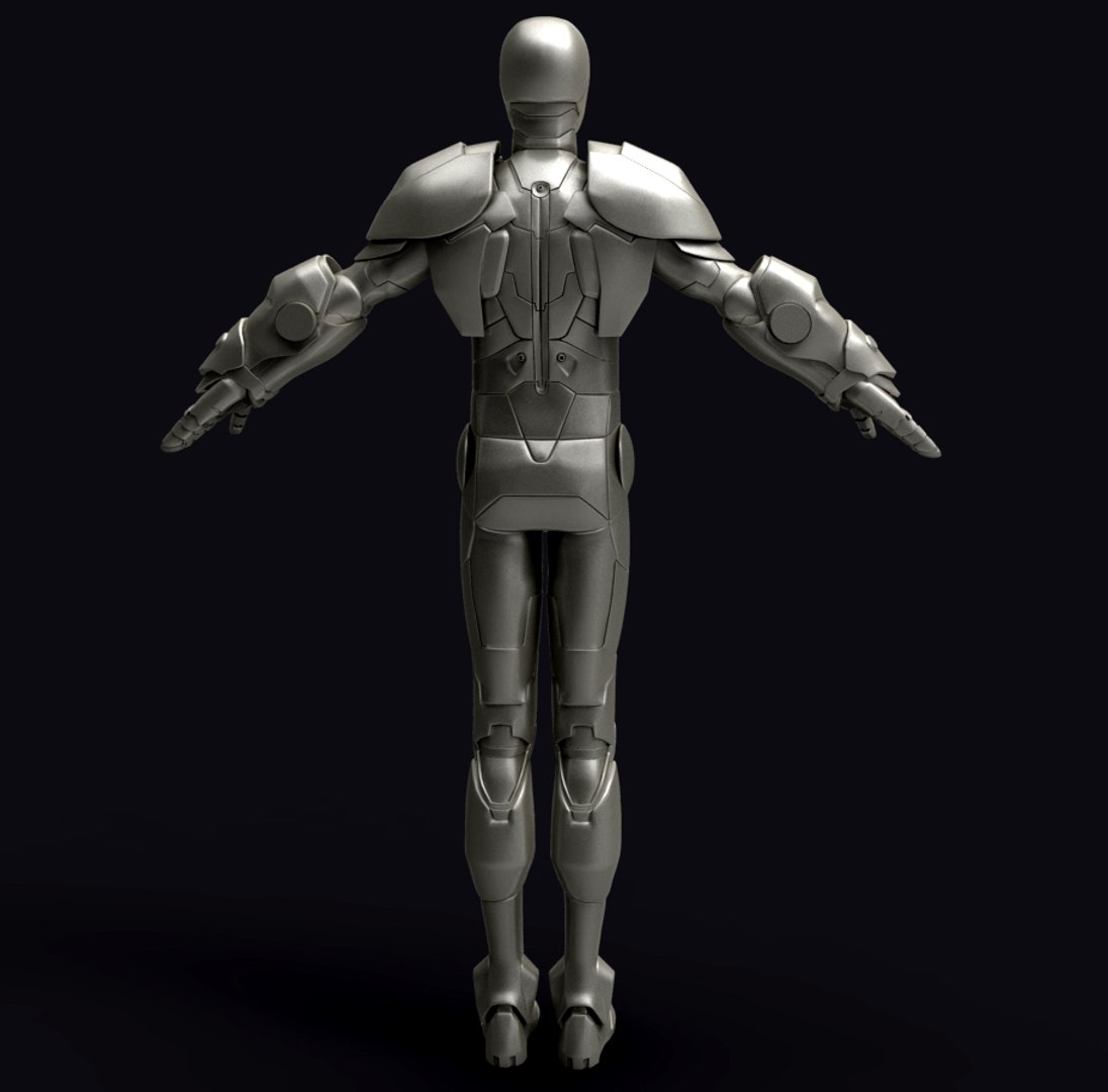 3d Robot Man