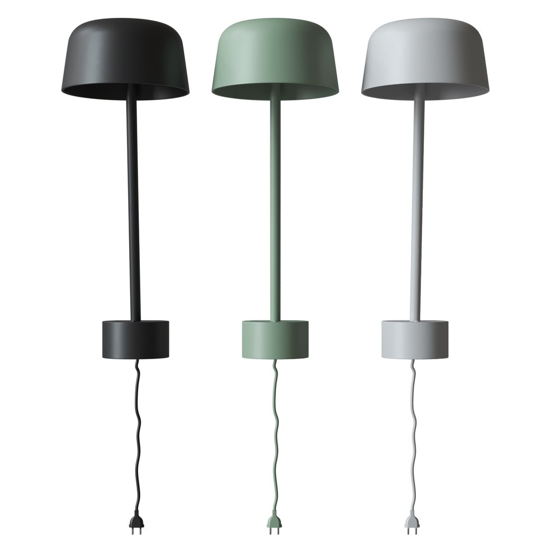 3D Lean Wall Lamp - TurboSquid 1948698