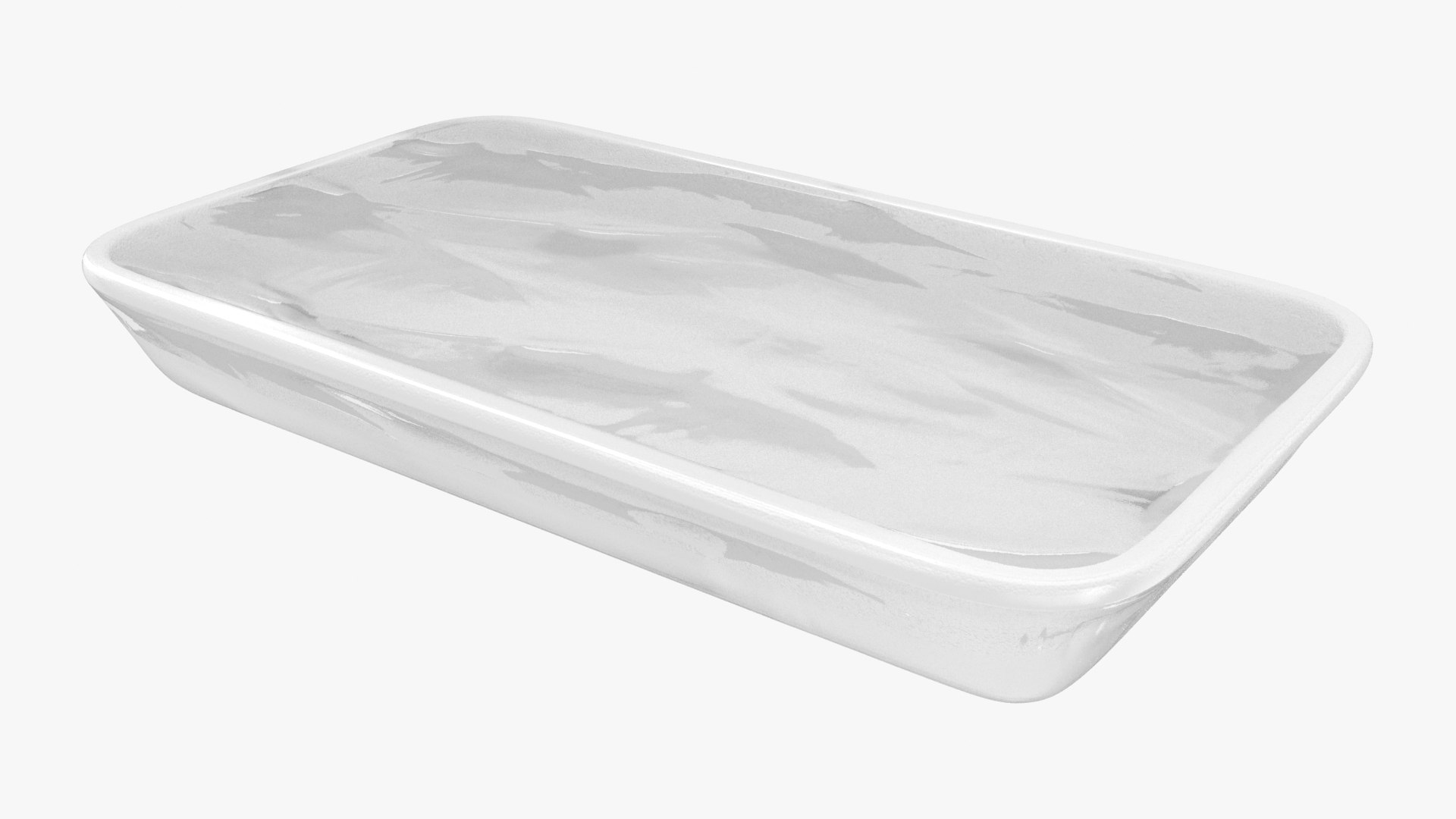 3D Empty Wrapped Food Tray v2 - TurboSquid 1973348