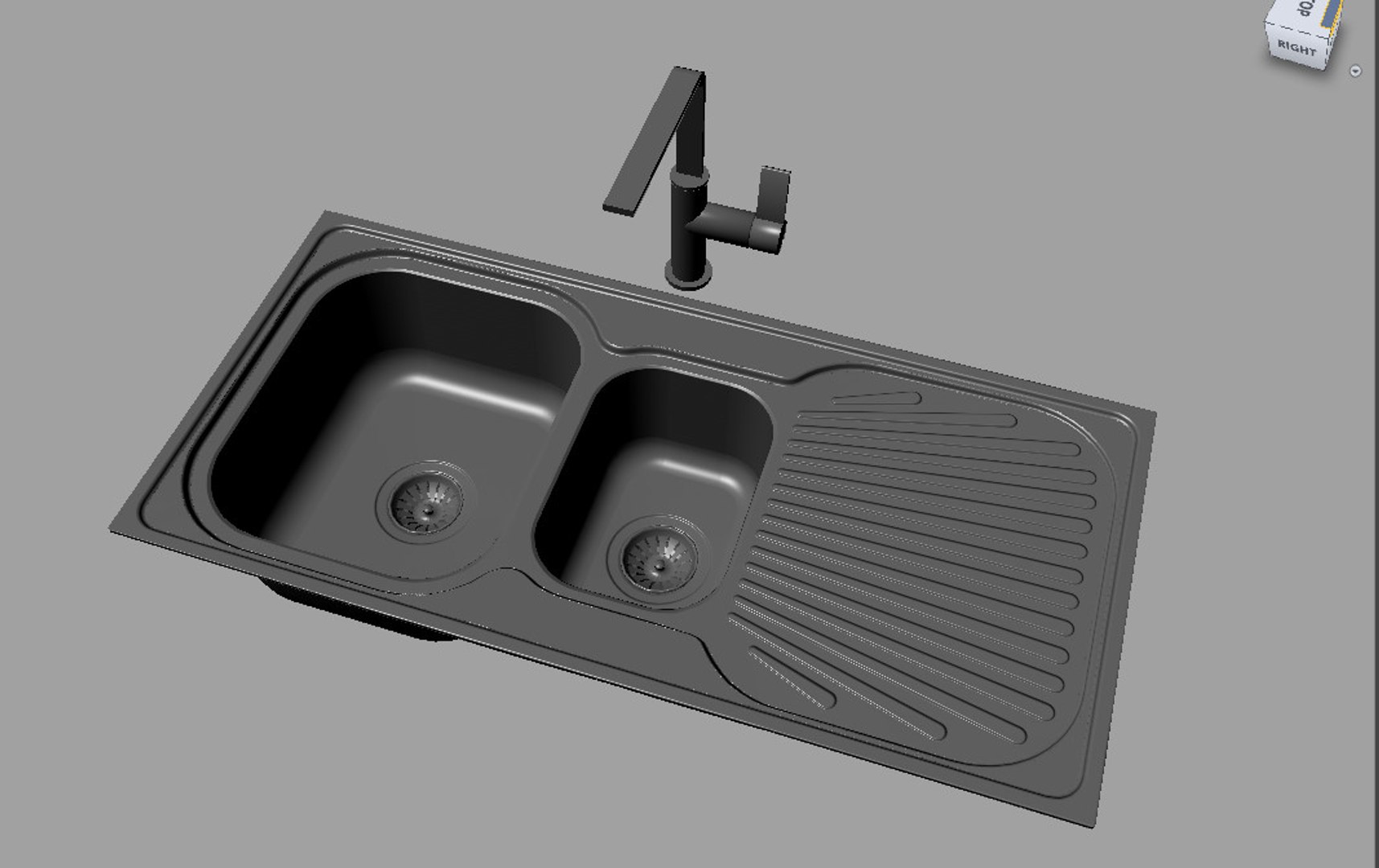 modern sink 3d model