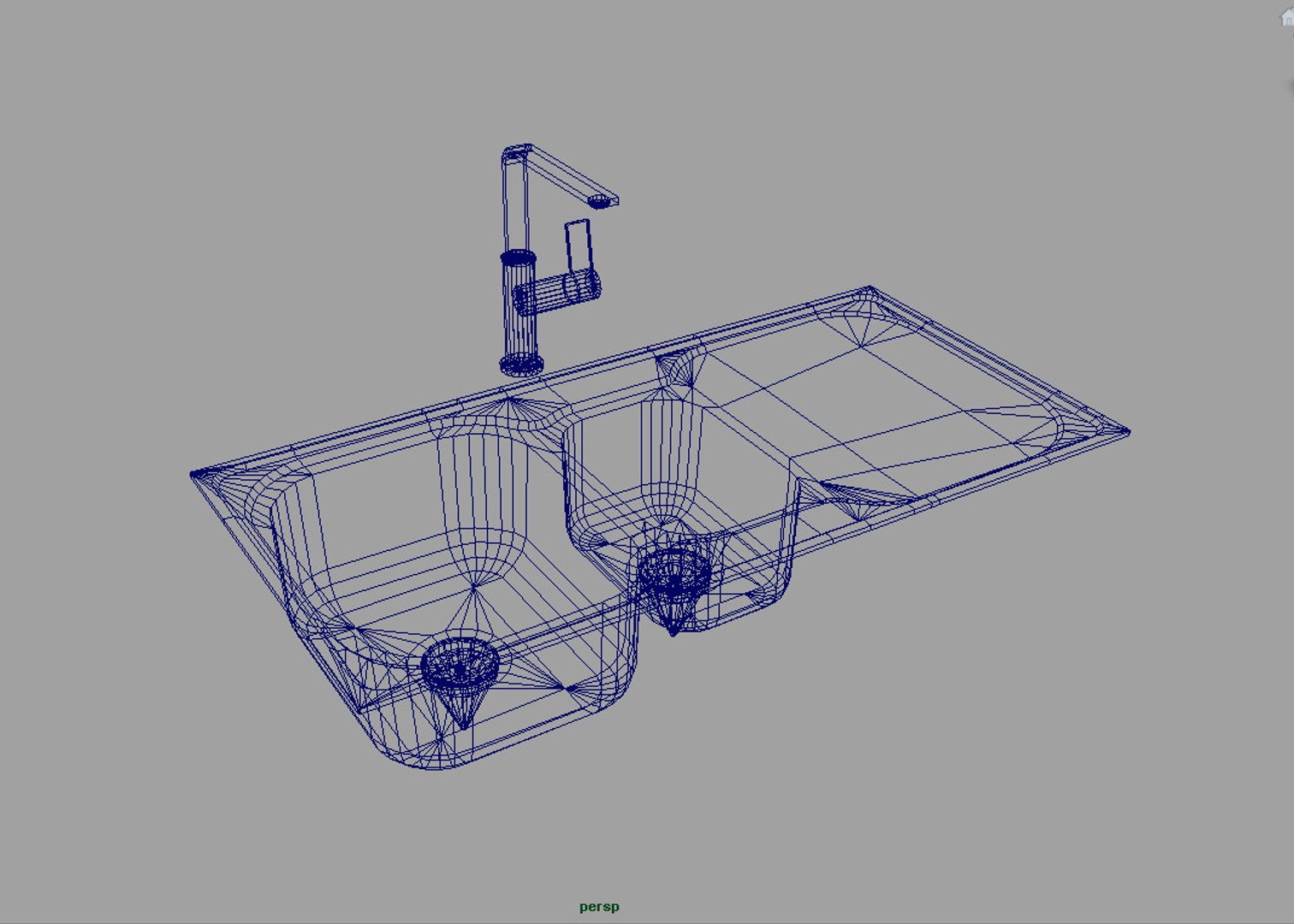 modern sink 3d model