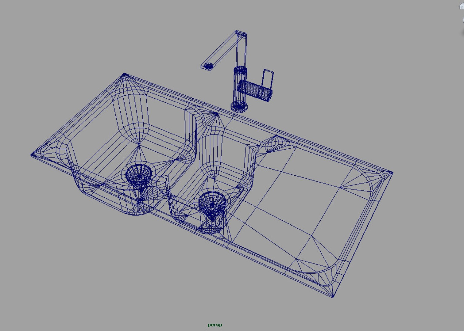 modern sink 3d model