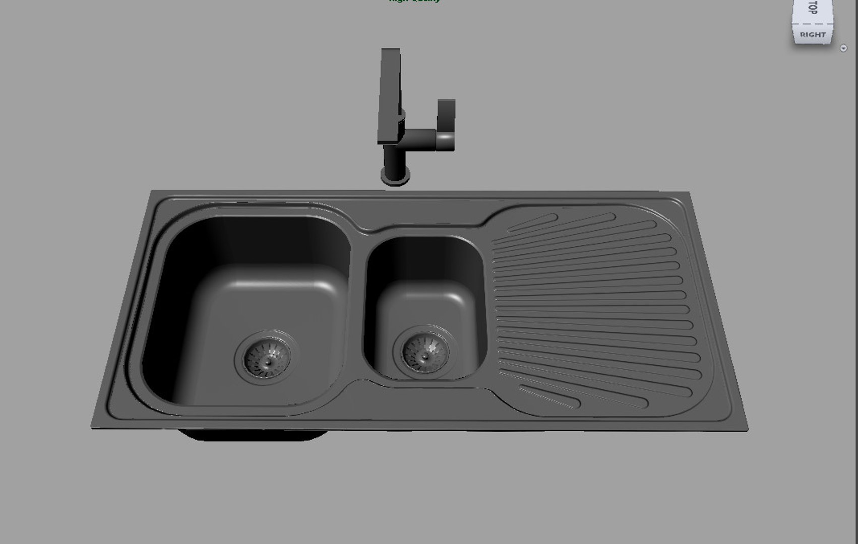 modern sink 3d model