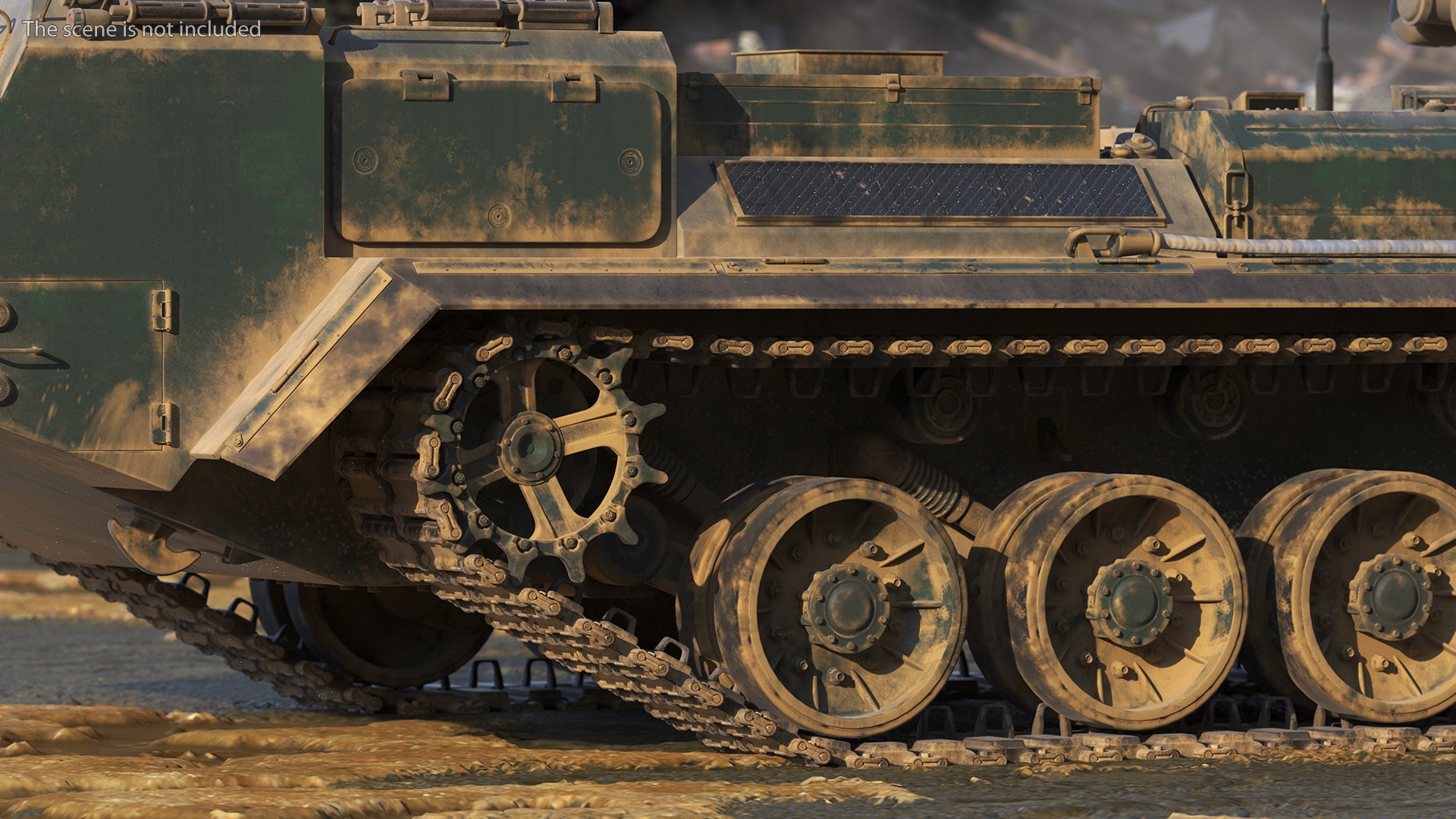 3D 2S7 Pion Self Propelled Heavy Artillery Dirty Model - TurboSquid 1942147