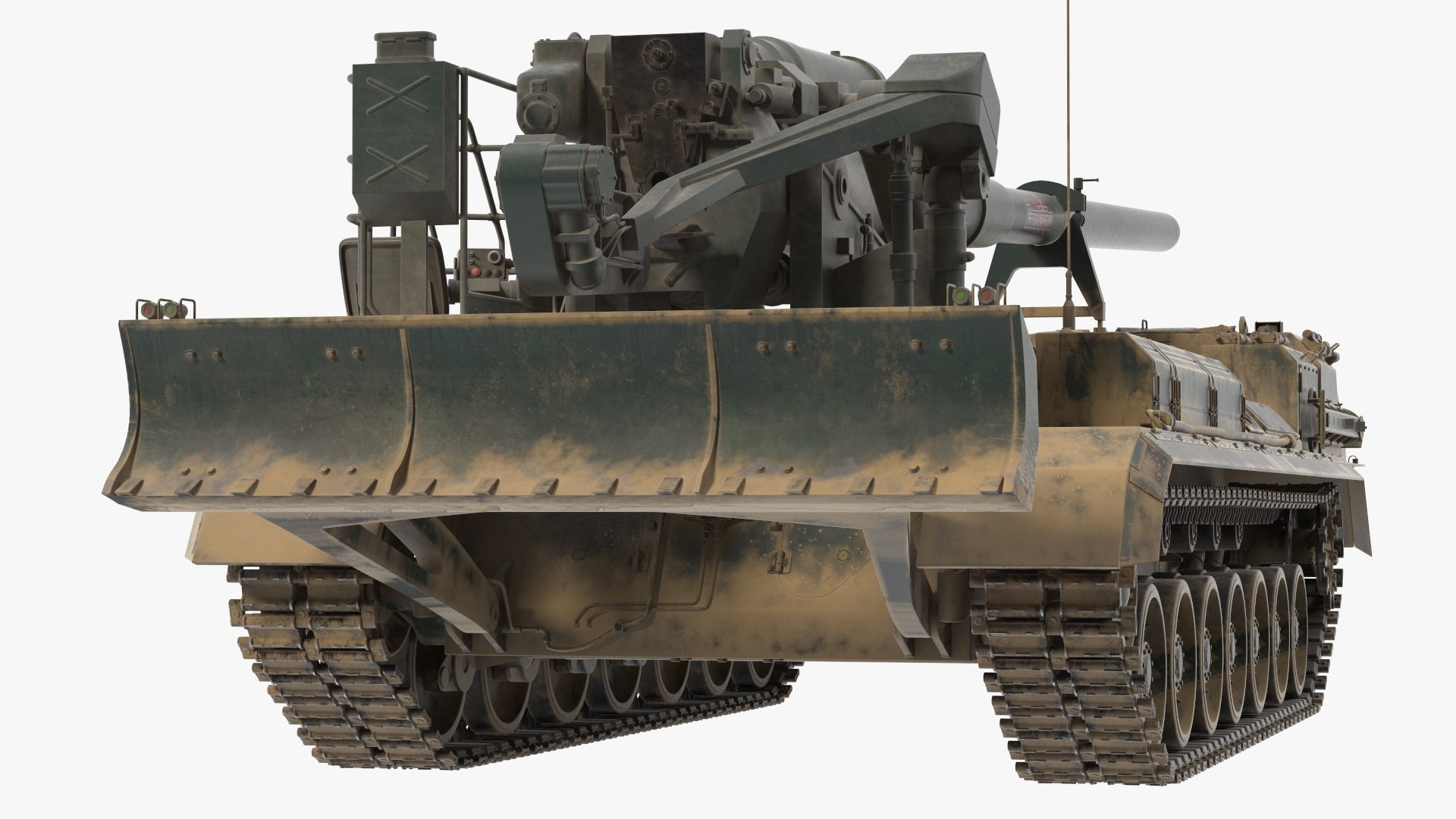 3D 2S7 Pion Self Propelled Heavy Artillery Dirty Model - TurboSquid 1942147