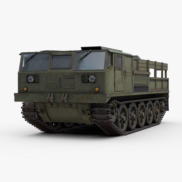 modelo 3d Tractor de artillería ATS 59G - TurboSquid 1638229