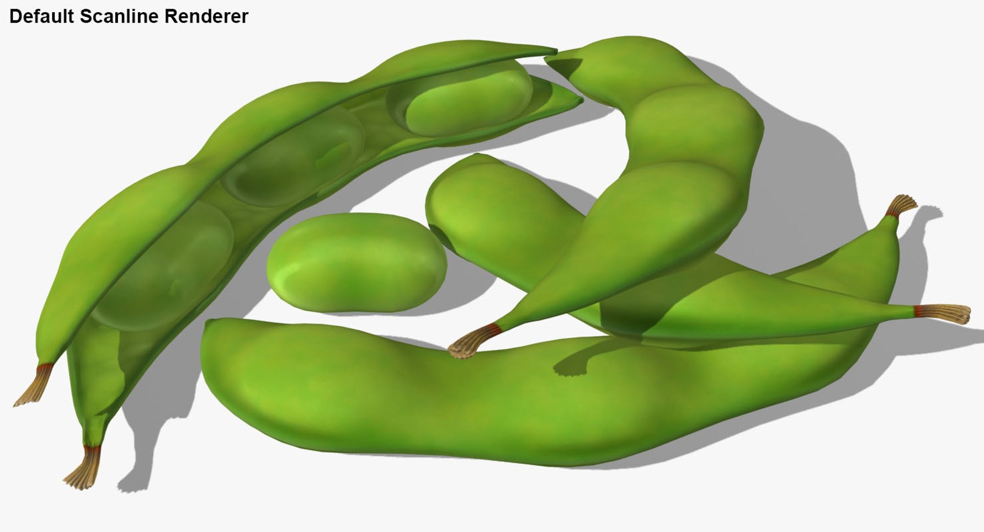 Realistic Edamame Model - TurboSquid 1201016