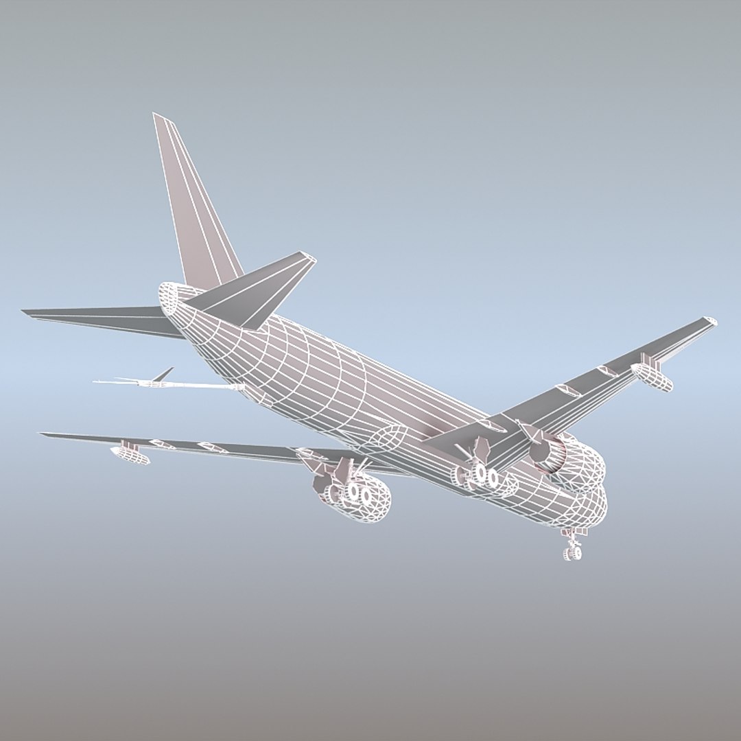 kc-767 usaf tanker 3d max