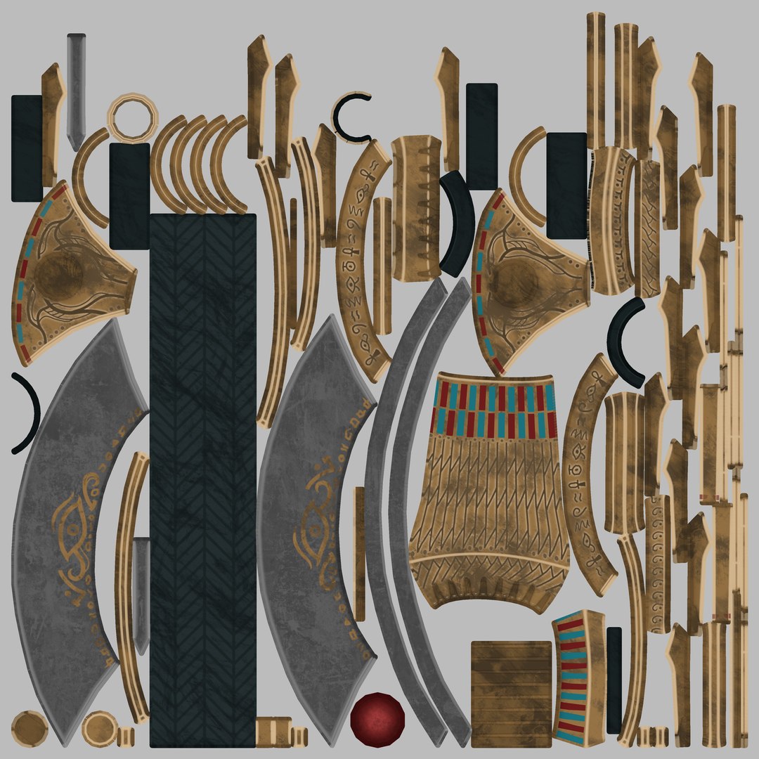 Anubis Weapon Model - TurboSquid 2413602