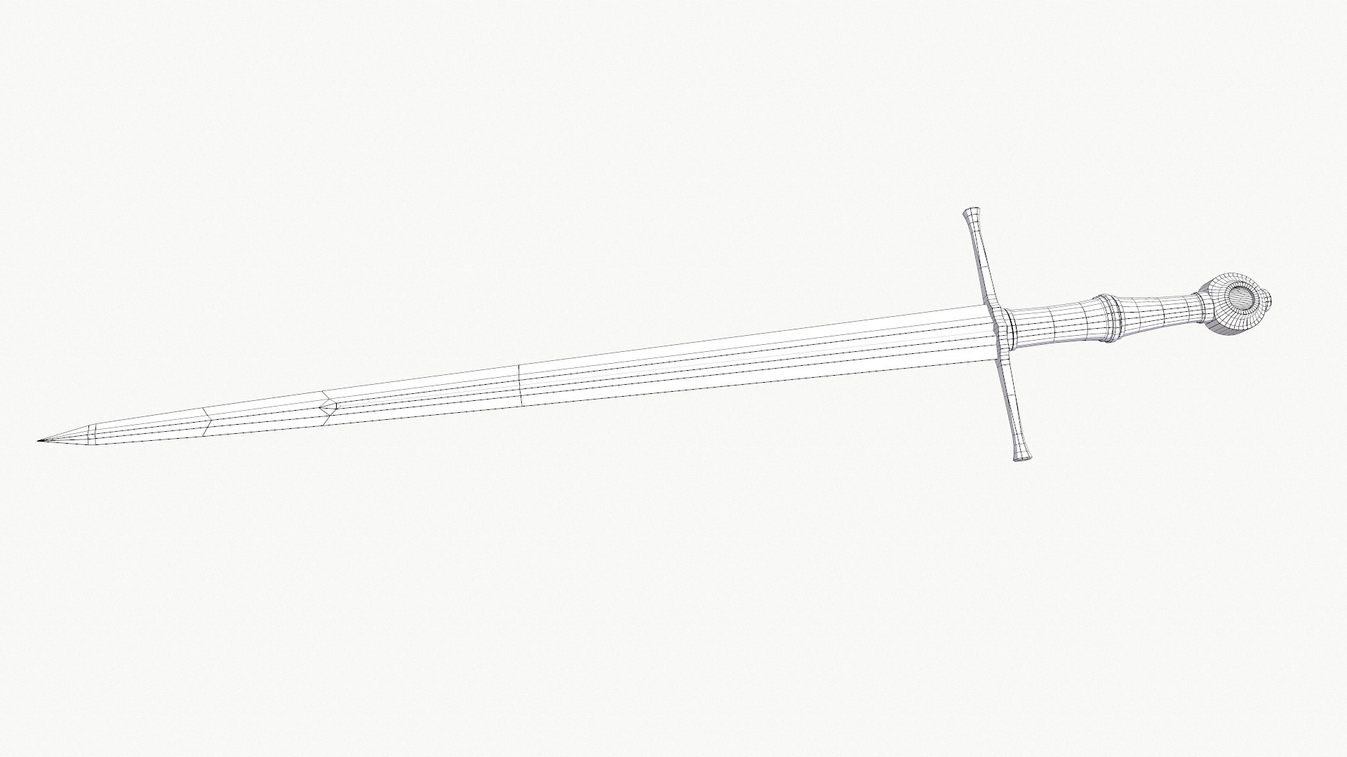 Long Sword Low-poly PBR 3D - TurboSquid 2166095